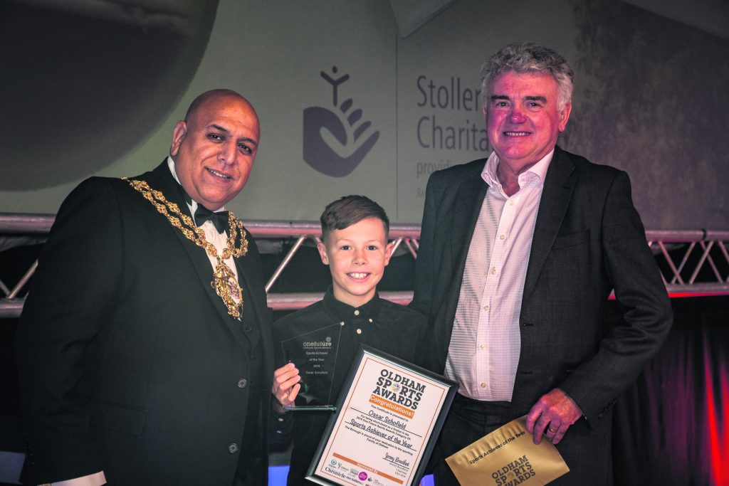 Runaway success for Oscar at sports awards - Saddleworth Independent