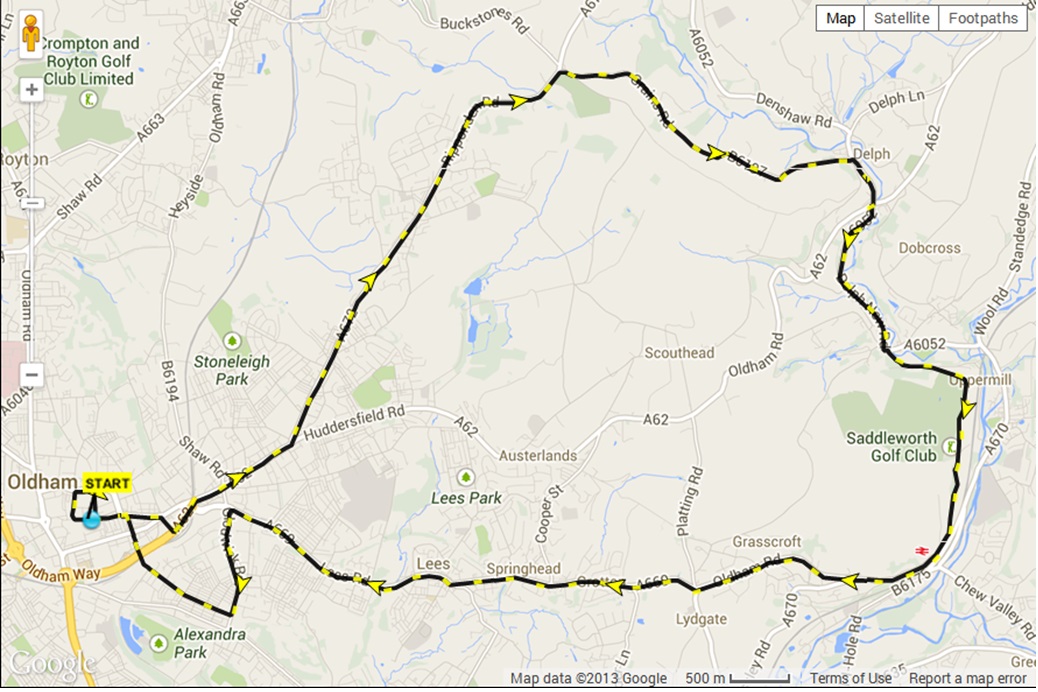 Milltown to Moors half marathon returns to Oldham - Saddleworth Independent