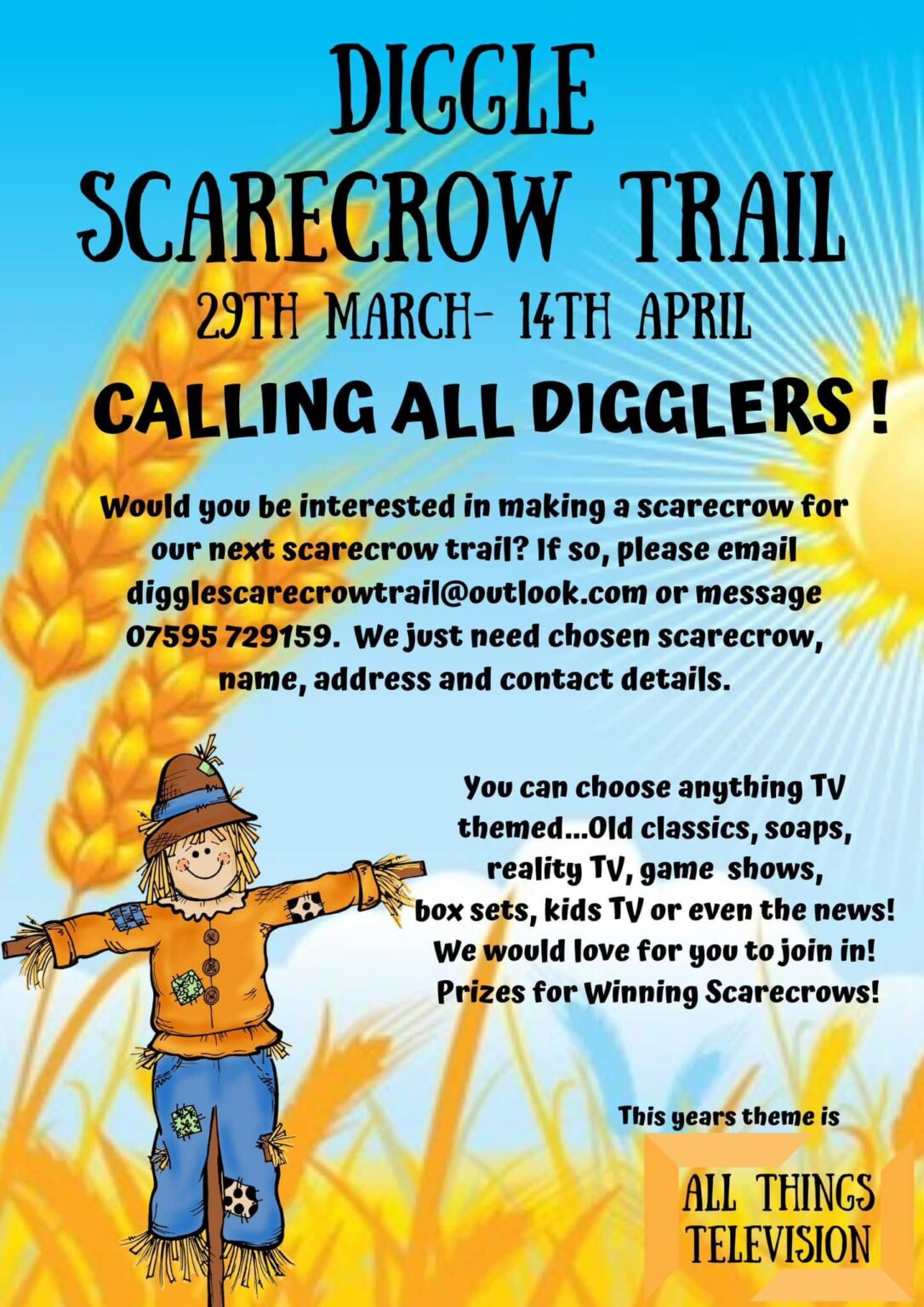 TV theme for Diggle Scarecrow Trail - Saddleworth Independent
