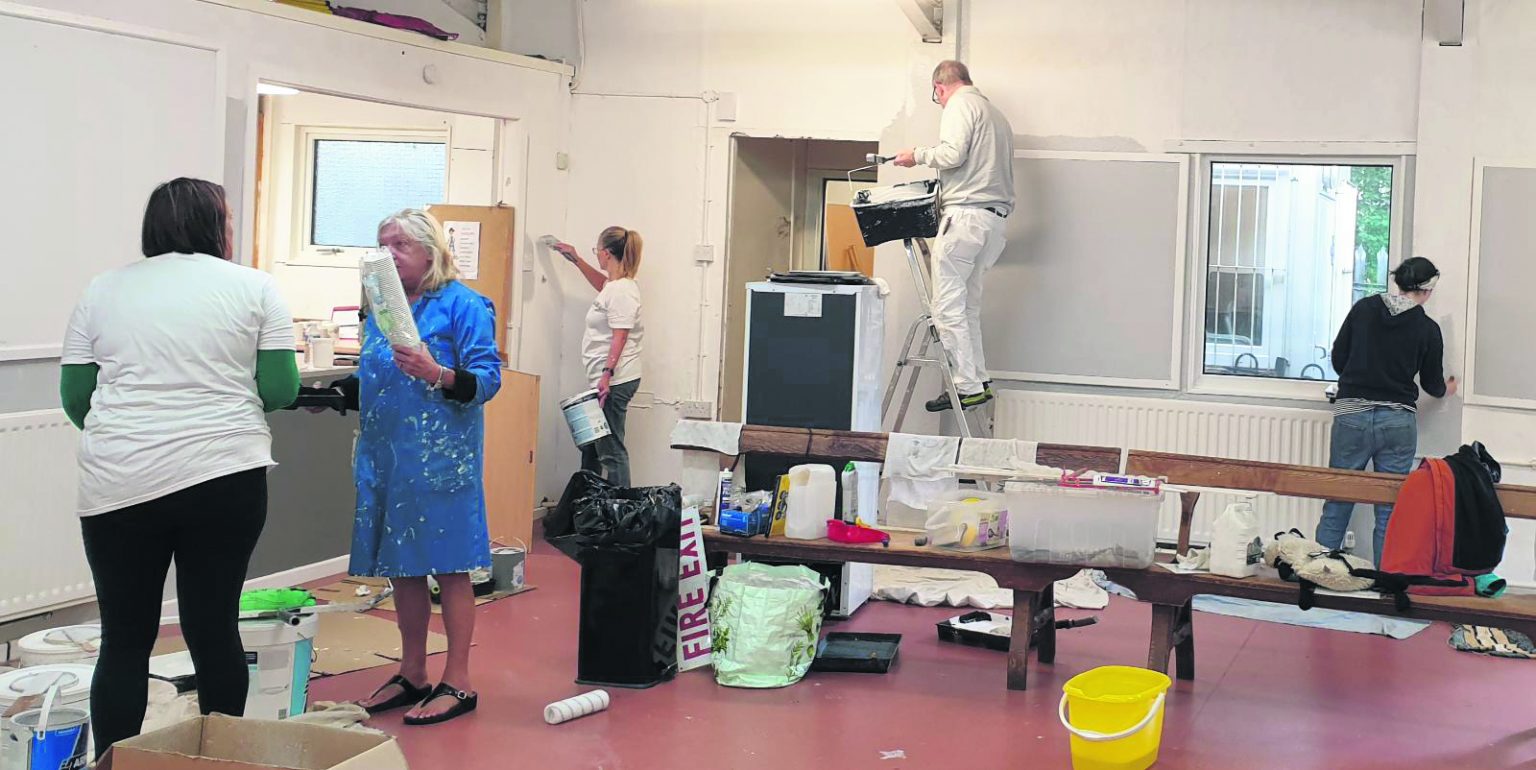 Community spirit brings Grotton Pavilion facelift - Saddleworth Independent