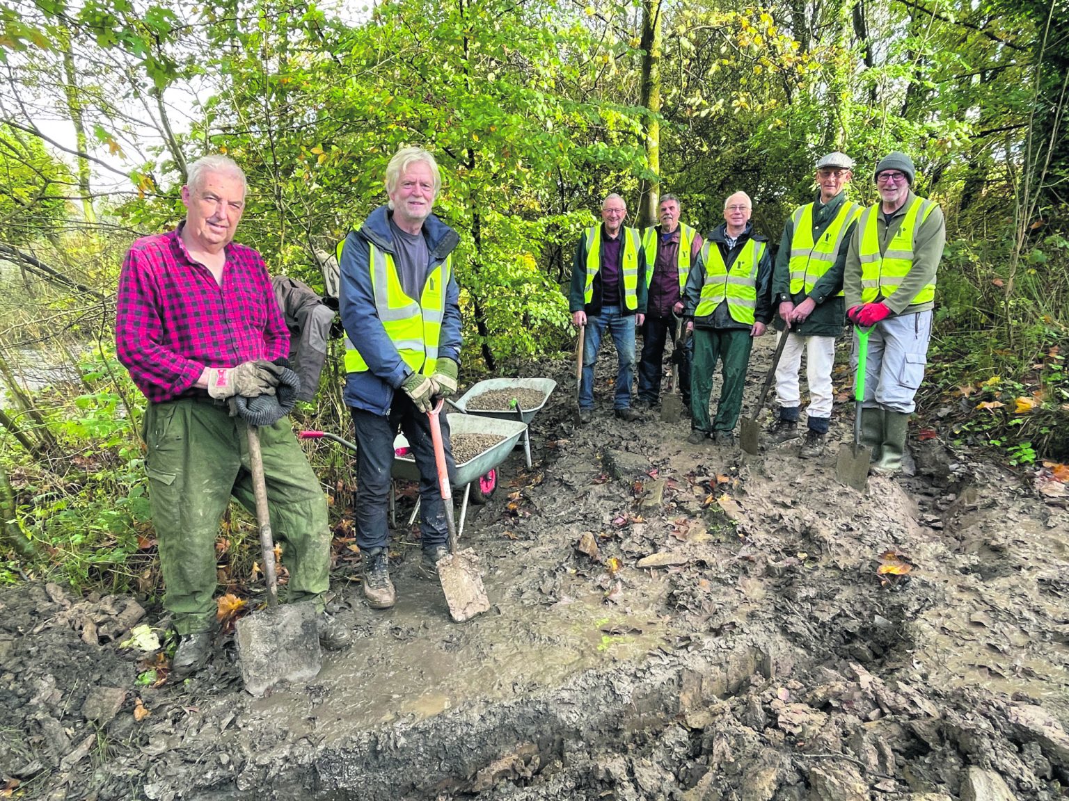 Muddy marvels with renovation work - Saddleworth Independent