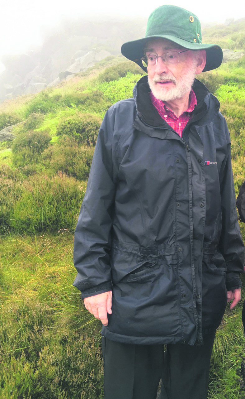Plane crash survivor makes poignant first return to Saddleworth site ...