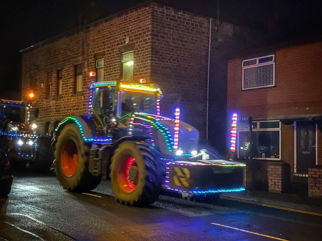 Saddleworth Christmas tractor run raises thousands for charity ...