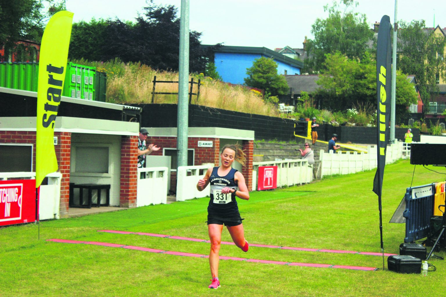 Cyclist Martha stars on two feet rather than two wheels - Saddleworth ...